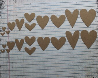 Chipboard shapes | Etsy