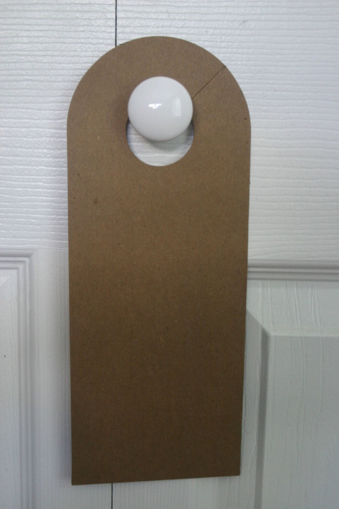 2 Chipboard Doorknob Hanger for Door Knob - Do Not Disturb Blank - 4" X ...
