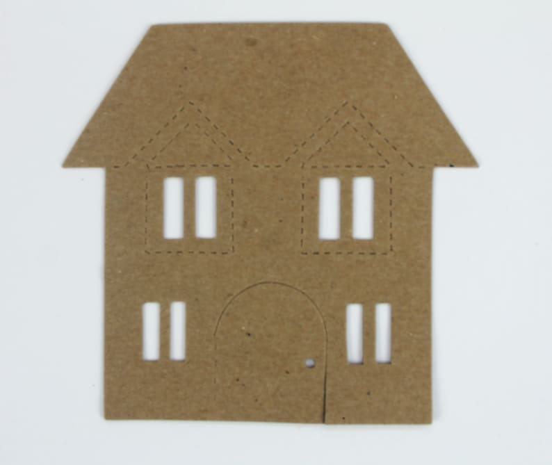 Large Chipboard House Die Cuts 4 Styles to choose from | Etsy