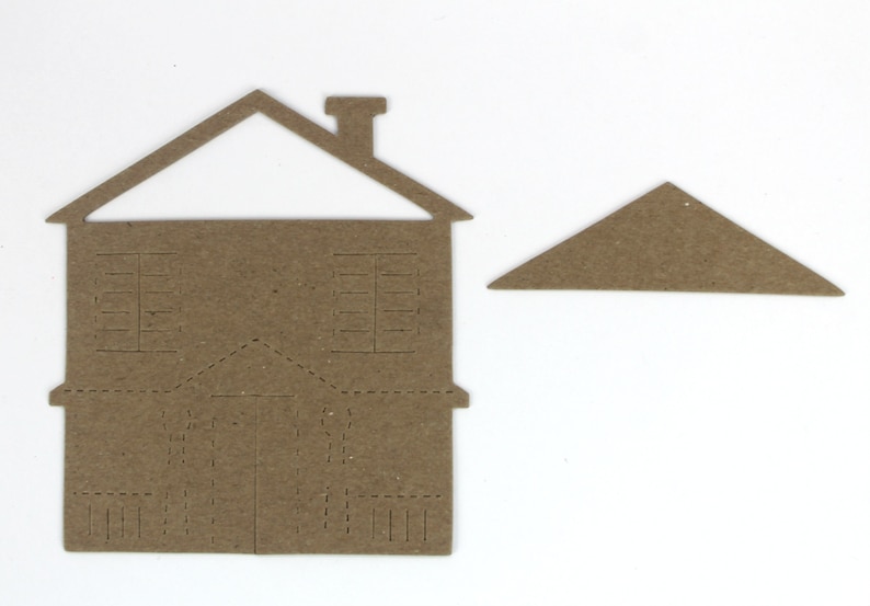 Large Chipboard House Die Cuts 4 Styles to choose from | Etsy