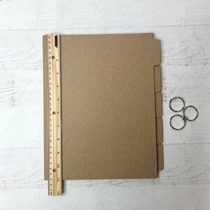9" X 11" Tabbed Chipboard Album - Blank Scrapbook-bare Journal - Choose ...