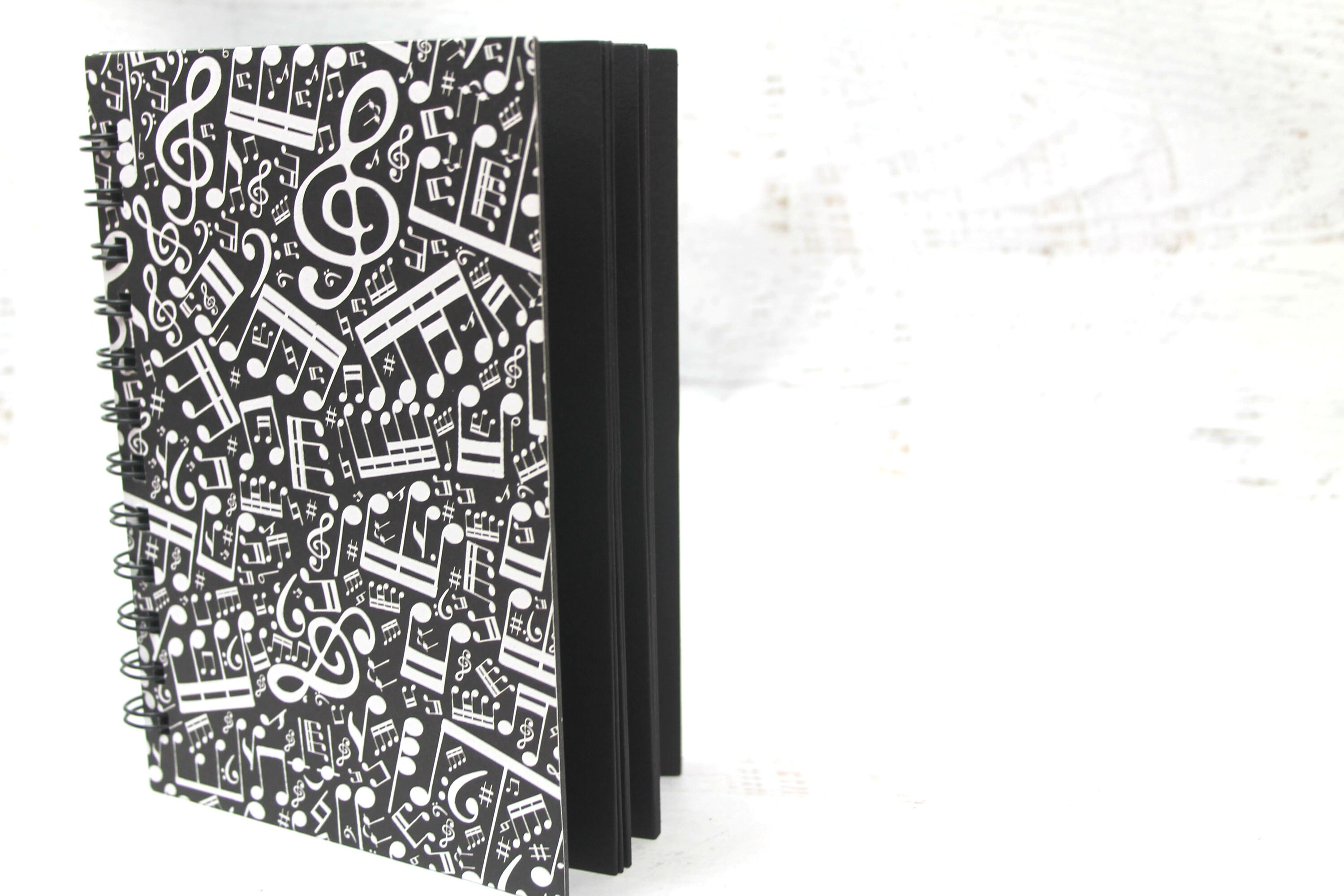 Blank Music Note Album Chipboard & Paper Album Choose - Etsy