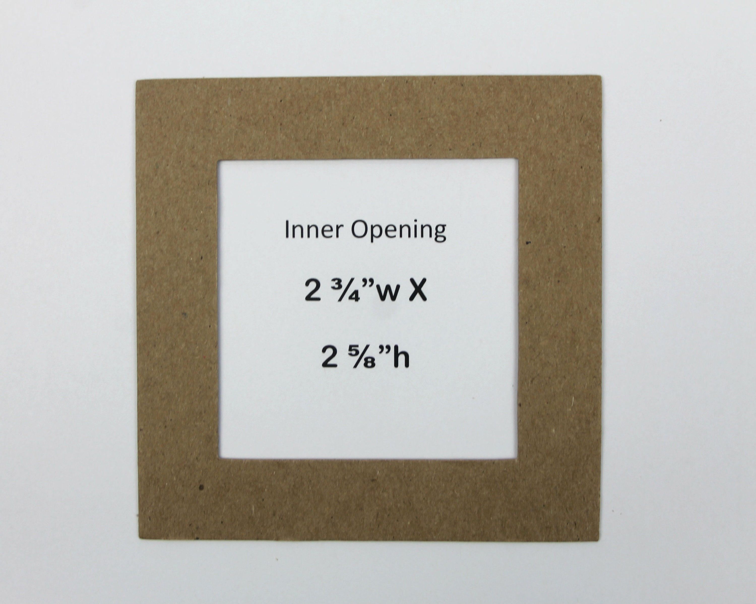 3 Plain Square Frames Bare Chipboard Large Square Frame Die - Etsy