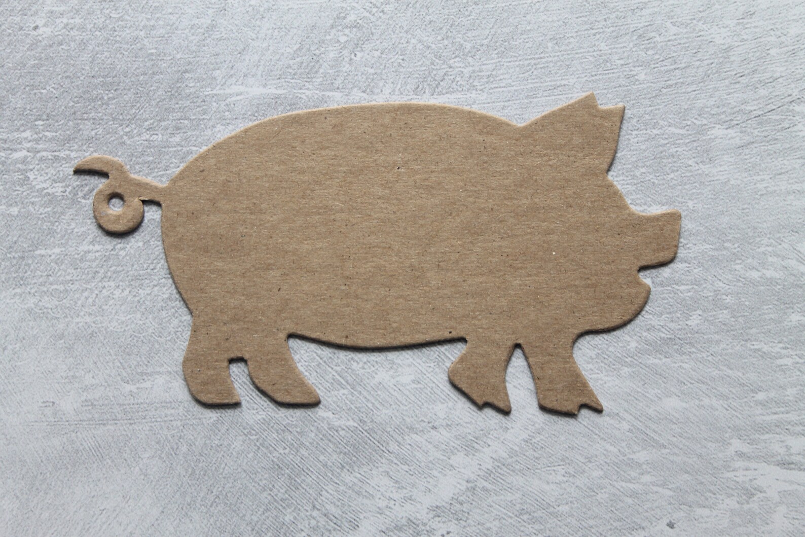 3 Pig Bare Chipboard Large Die Cuts 5 1/8"w X 2 3/4"h - Etsy