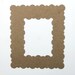 3 Frames Scalloped on Inner & Outer Edge - Bare Chipboard Photo Frame ...