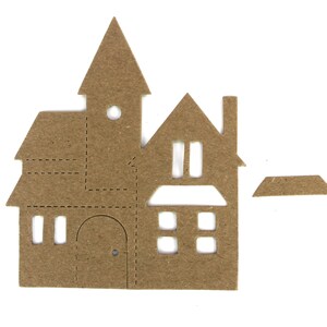Large Chipboard House Die Cuts - 4 Styles to Choose From - Chipboard ...