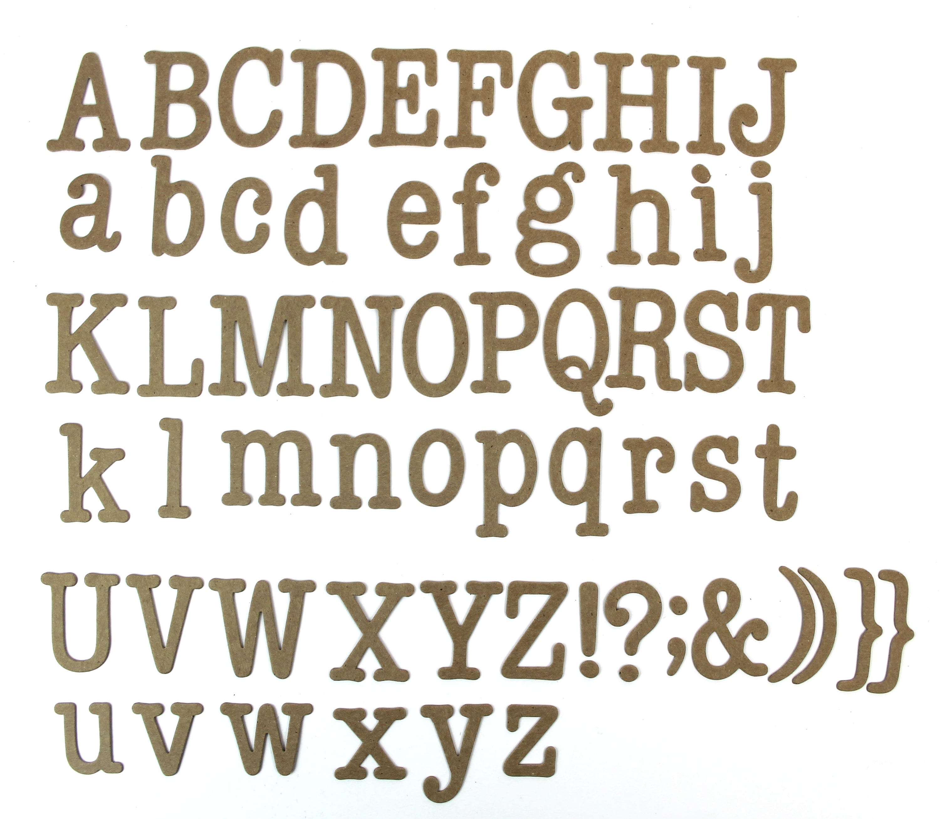 Typewriter Font Numbers