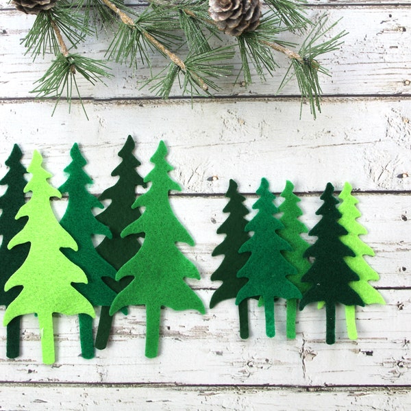 Pine Tree Applique - Etsy