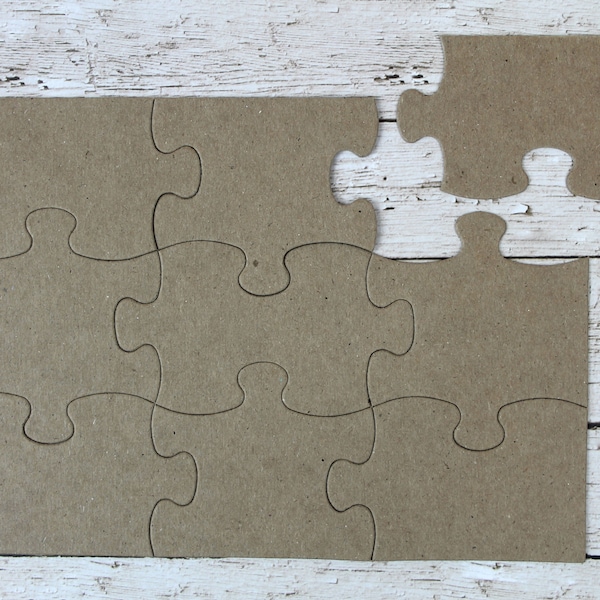 4 Piece Puzzle - Etsy