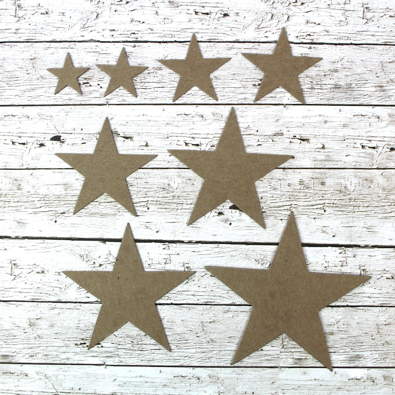 Die Cut Stars - Etsy