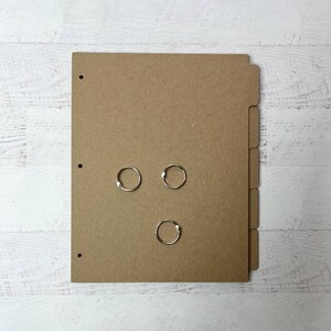 9" X 11" Tabbed Chipboard Album - Blank Scrapbook-bare Journal - Choose ...