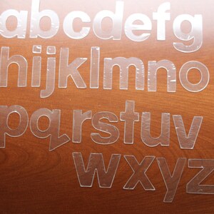 2" Acrylic Alphabet - Block Font Uppercase, Lowercase or Numbers ...