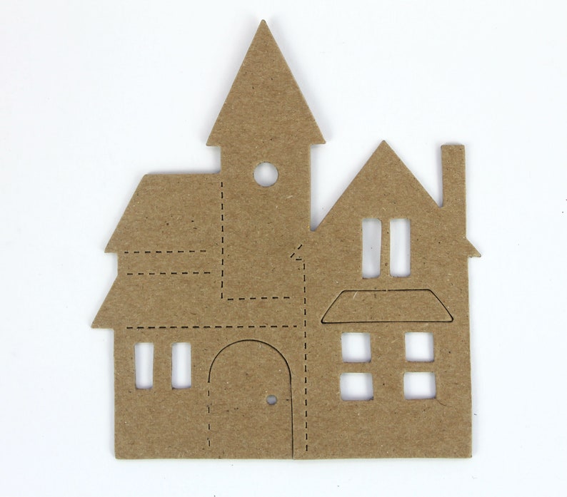 Large Chipboard House Die Cuts 4 Styles to choose from | Etsy