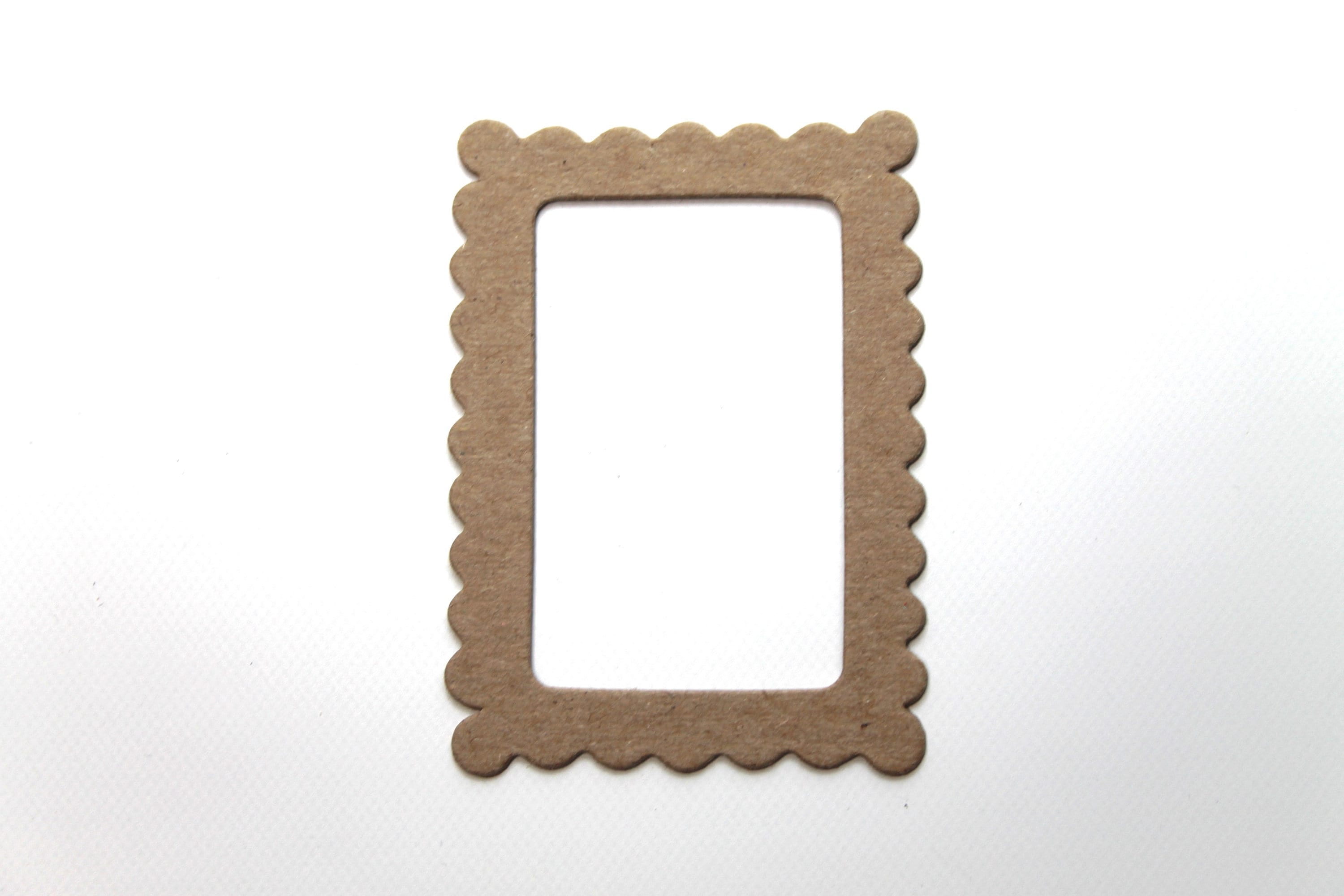 4 Mini Frame Die Cuts - Bare Chipboard Mini Frame Cut Outs [4 Styles to ...
