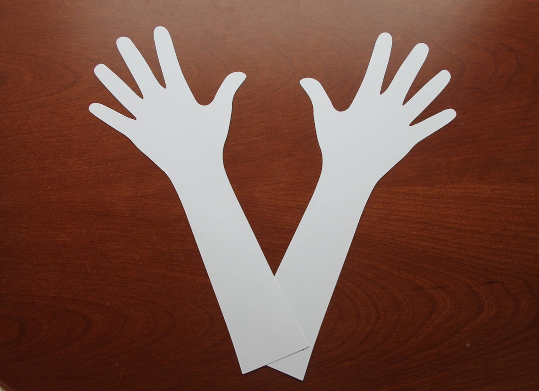 Arm Die Cuts - Arms & Hands 4 3/4"w X 10 3/4"h - Pastels, Primary ...