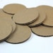 Corrugated Cardboard Circles Die Cuts for Stringing...making Garlands ...