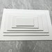White Cardboard Rectangle Die Cuts Acid Free 9 Sizes From - Etsy