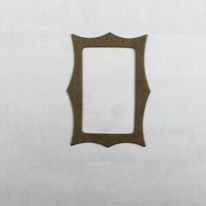 4 Mini Frame Die Cuts Bare chipboard mini frame cut outs 4 | Etsy