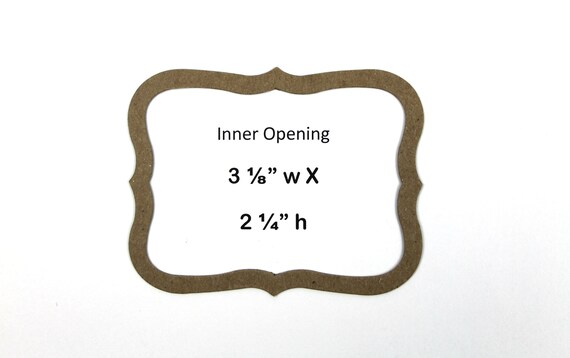 3 Bracket Frame Die Cut Bracket Die Cuts With Removable | Etsy