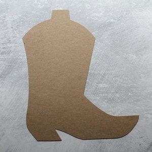 Cowboy Boot Die Cuts - Western Chipboard Die Cuts [choose Small, Large ...