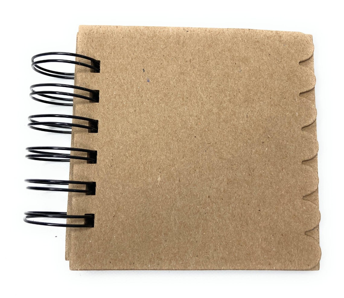 4 Mini Album-blank Scrapbook-scalloped Cover Photo - Etsy