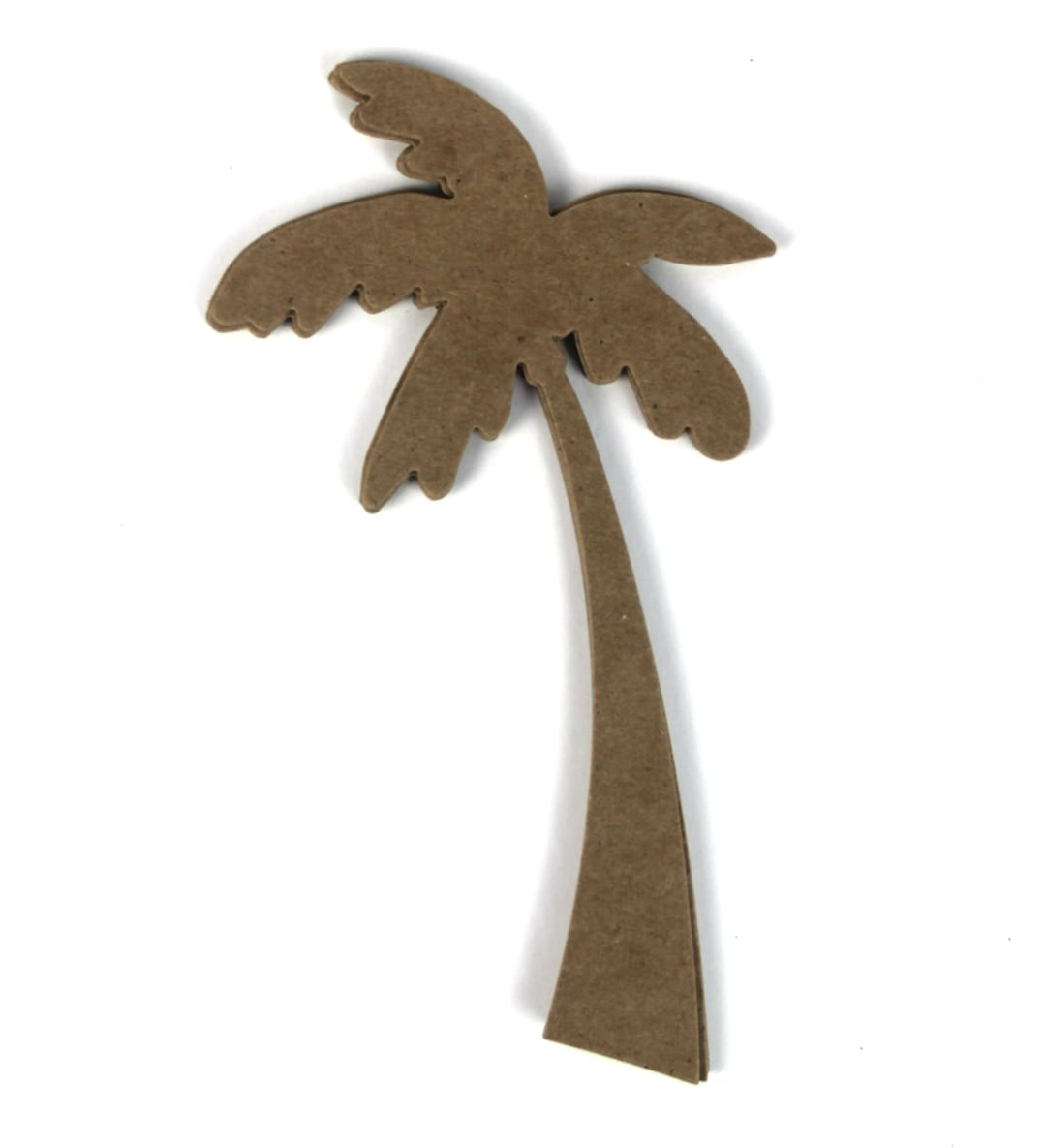 3 Palm Tree Die Cuts - Tropical Chipboard Embellishments - Tree Die Cut ...