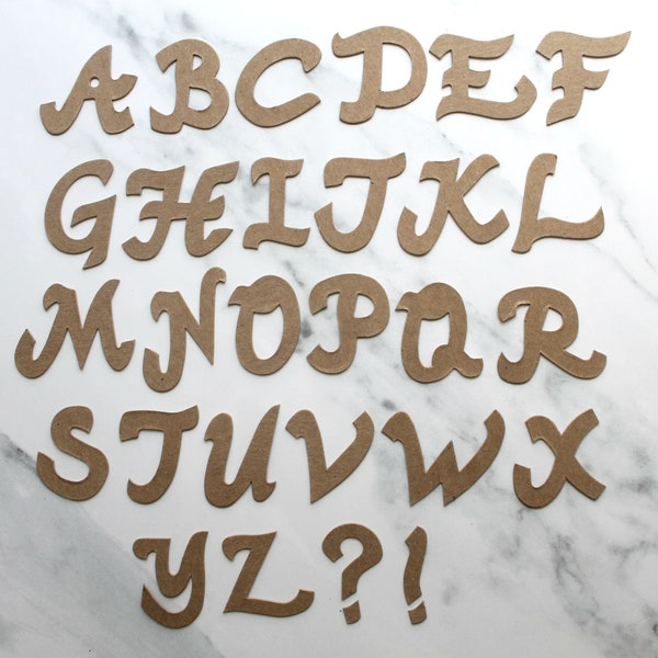 Cursive Die Cuts - Etsy
