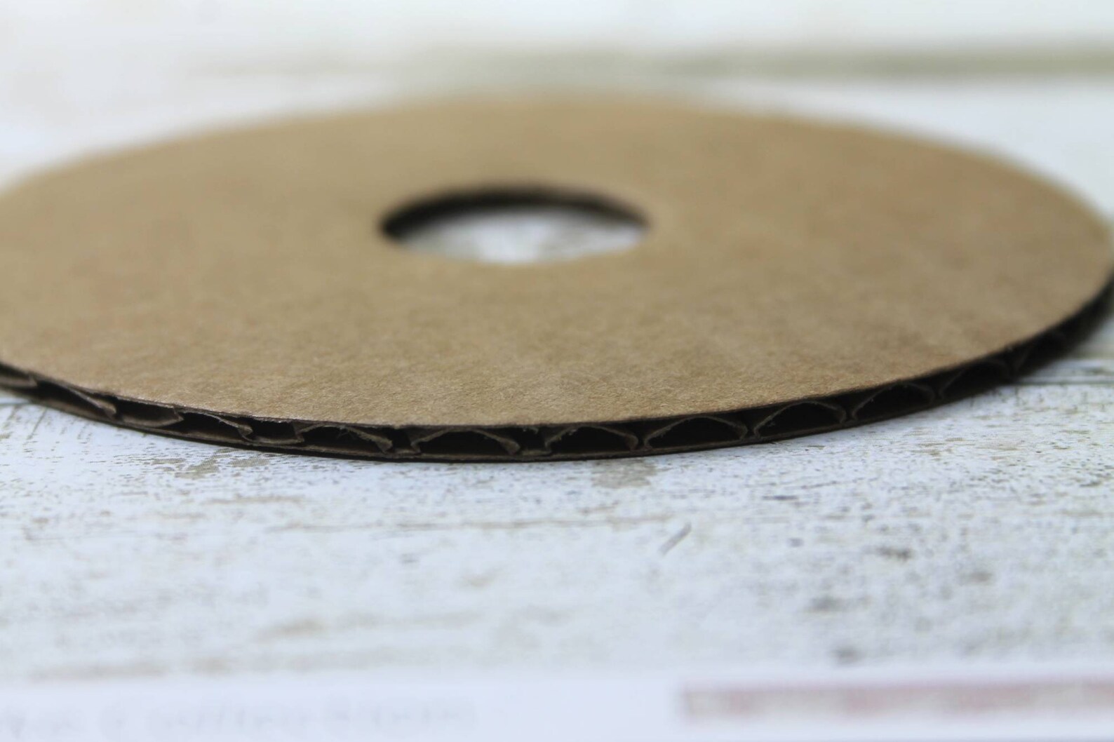 Cardboard Circle Die Cuts With Center Hole-blank | Etsy