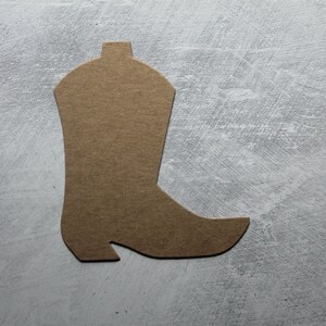 Cowboy Boot Die Cuts - Western Chipboard Die Cuts [choose Small, Large ...