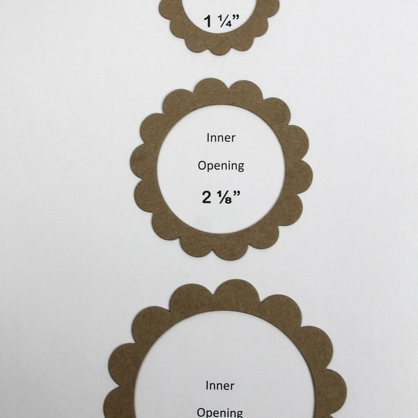 Scallop Circle Frame - Etsy