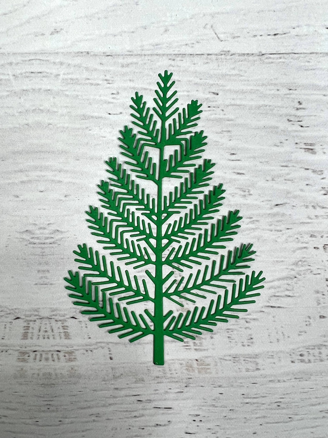 Wispy Tree Christmas Die Cut - Paper Die Cuts DIY Christmas Card ...