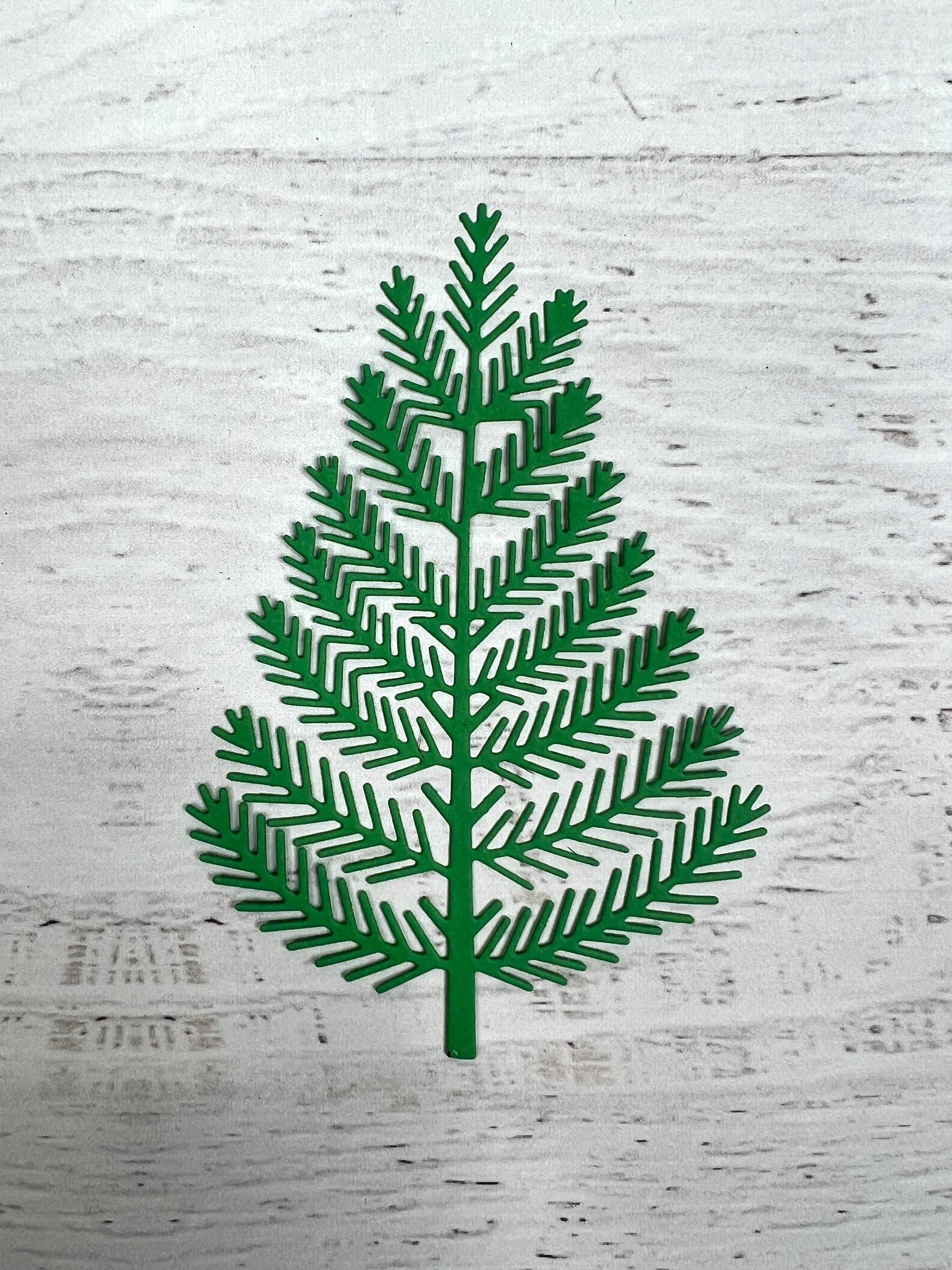 Wispy Tree Christmas Die Cut Paper Die Cuts DIY Christmas Card Choose ...