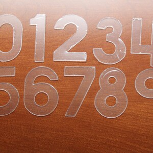 2" Acrylic Alphabet - Block Font Uppercase, Lowercase or Numbers ...