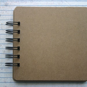 4 1/2" Mini Album-blank Scrapbook-10 Pages (or More) Bare Chipboard ...