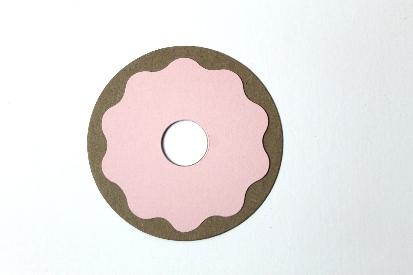 Donut Kid's Craft Cardboard & Paper Circle Die Cuts - Etsy