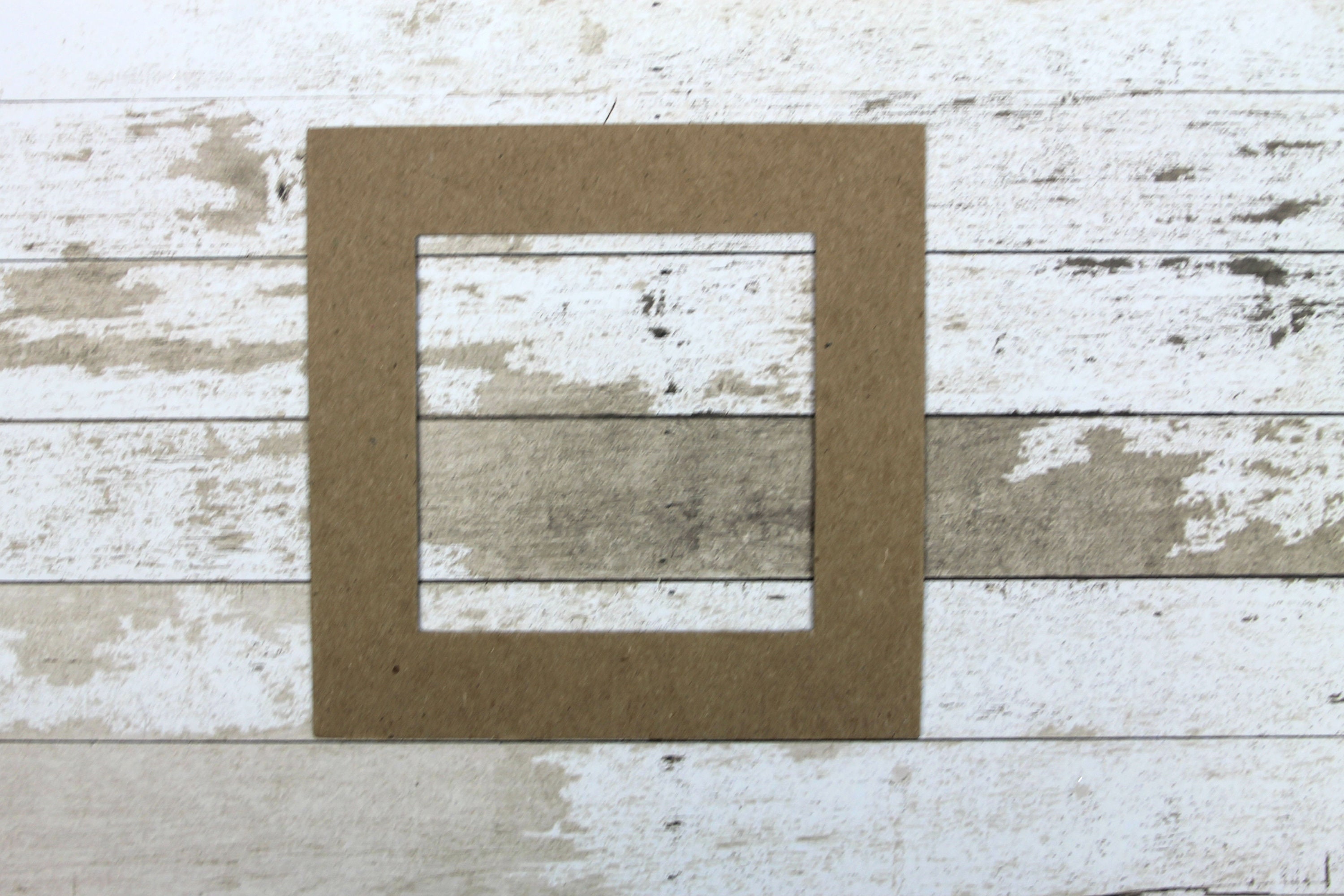 3 Plain Square Frames Bare Chipboard Large Square Frame Die - Etsy