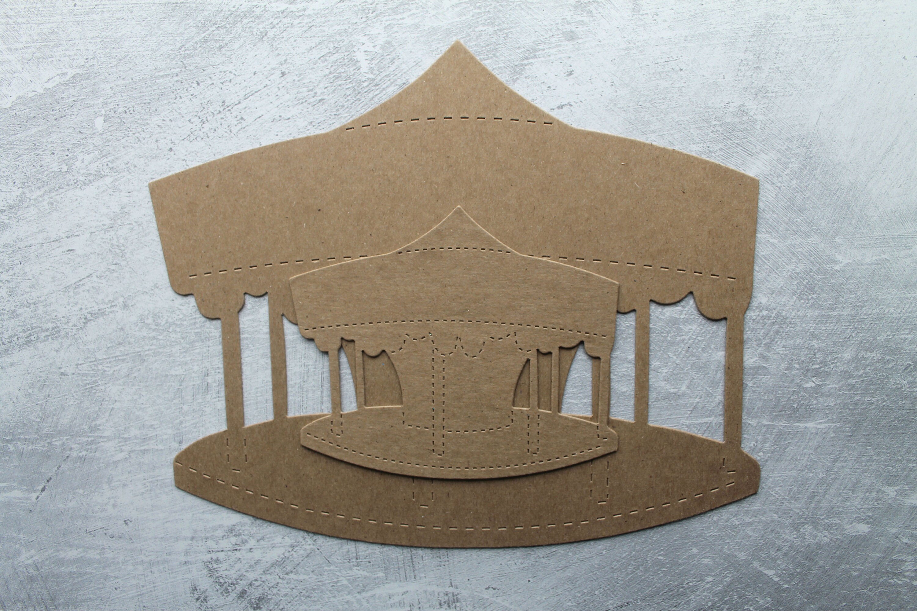 Carousel Cut Outs DIY Chipboard Carousels Die Cuts | Etsy