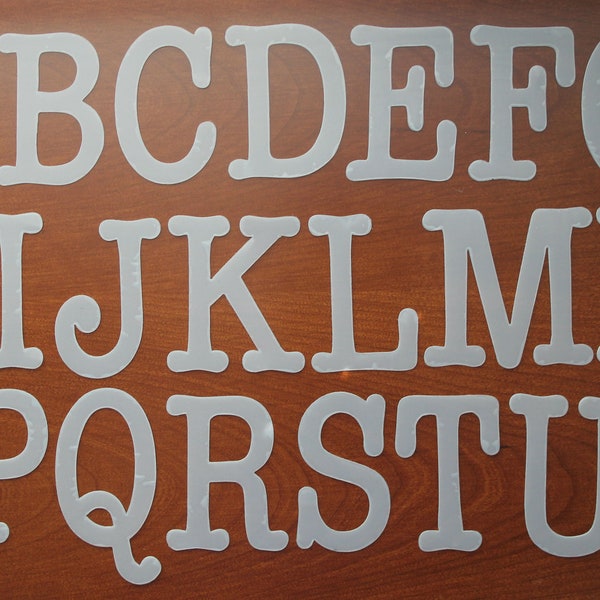 Alphabet Die Cut - Etsy