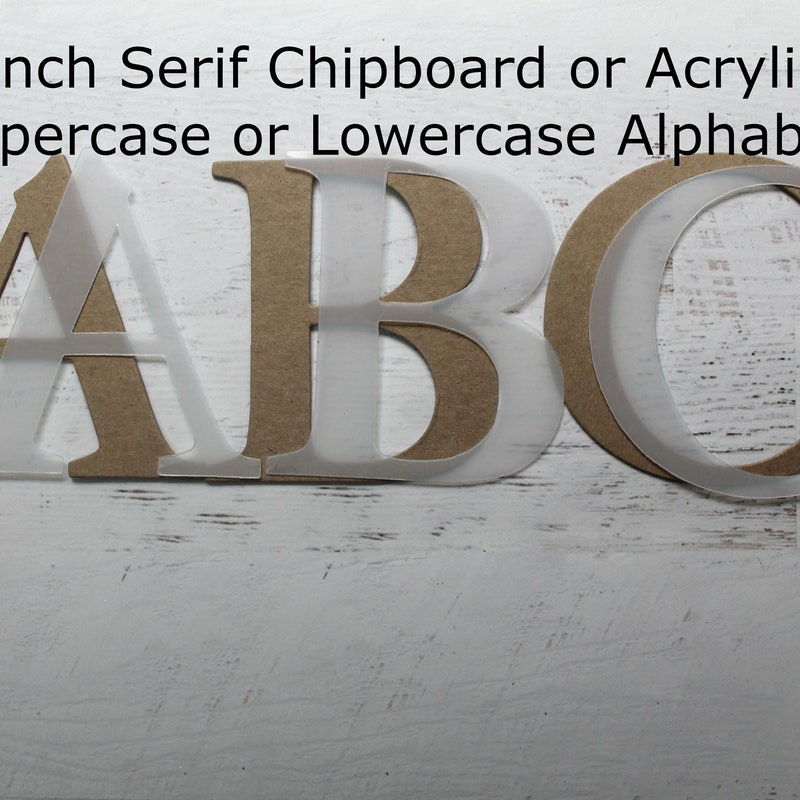 Large Acrylic Letters - Etsy