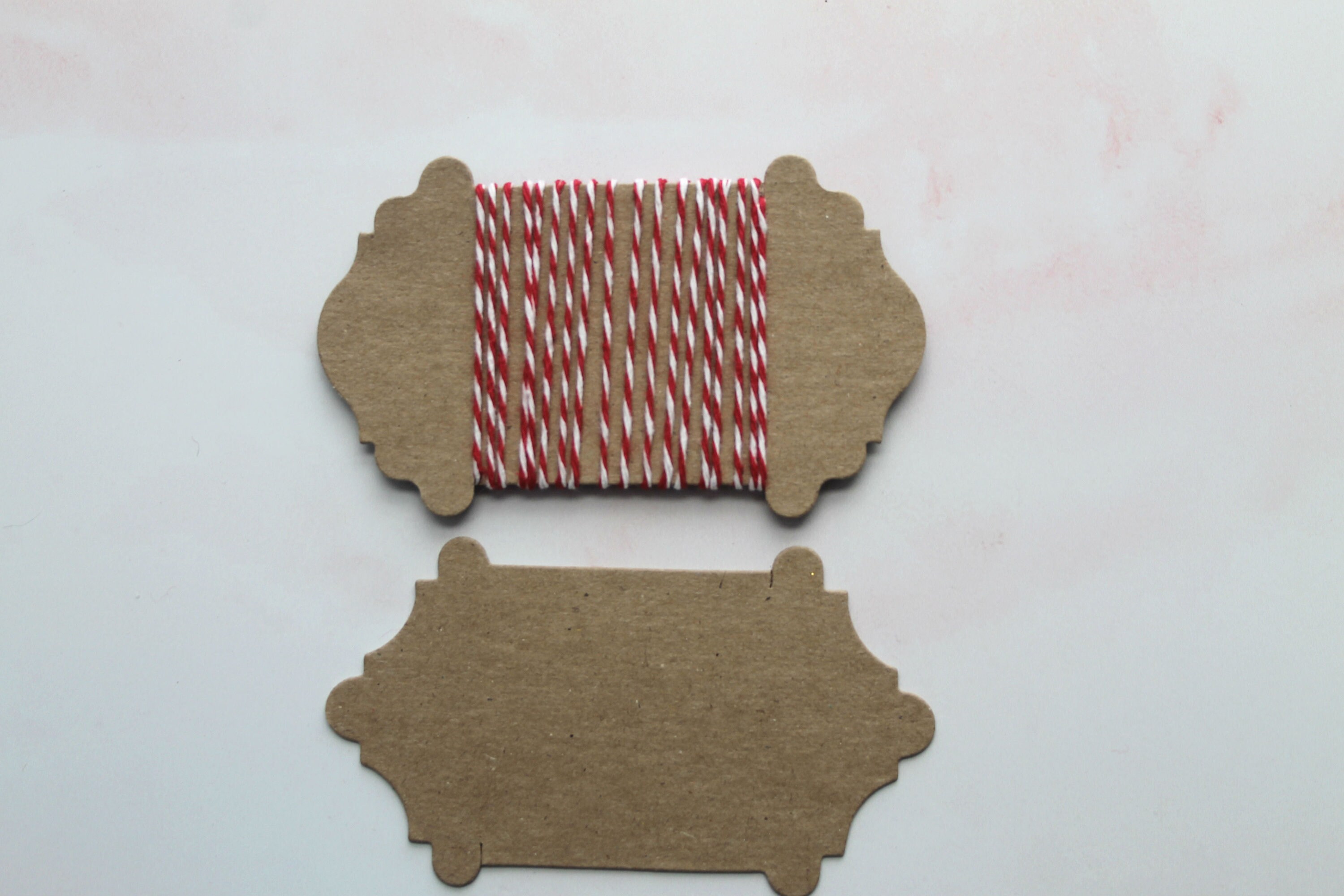 4 Large Floss Bobbins Cardboard Chipboard Spools Thread | Etsy