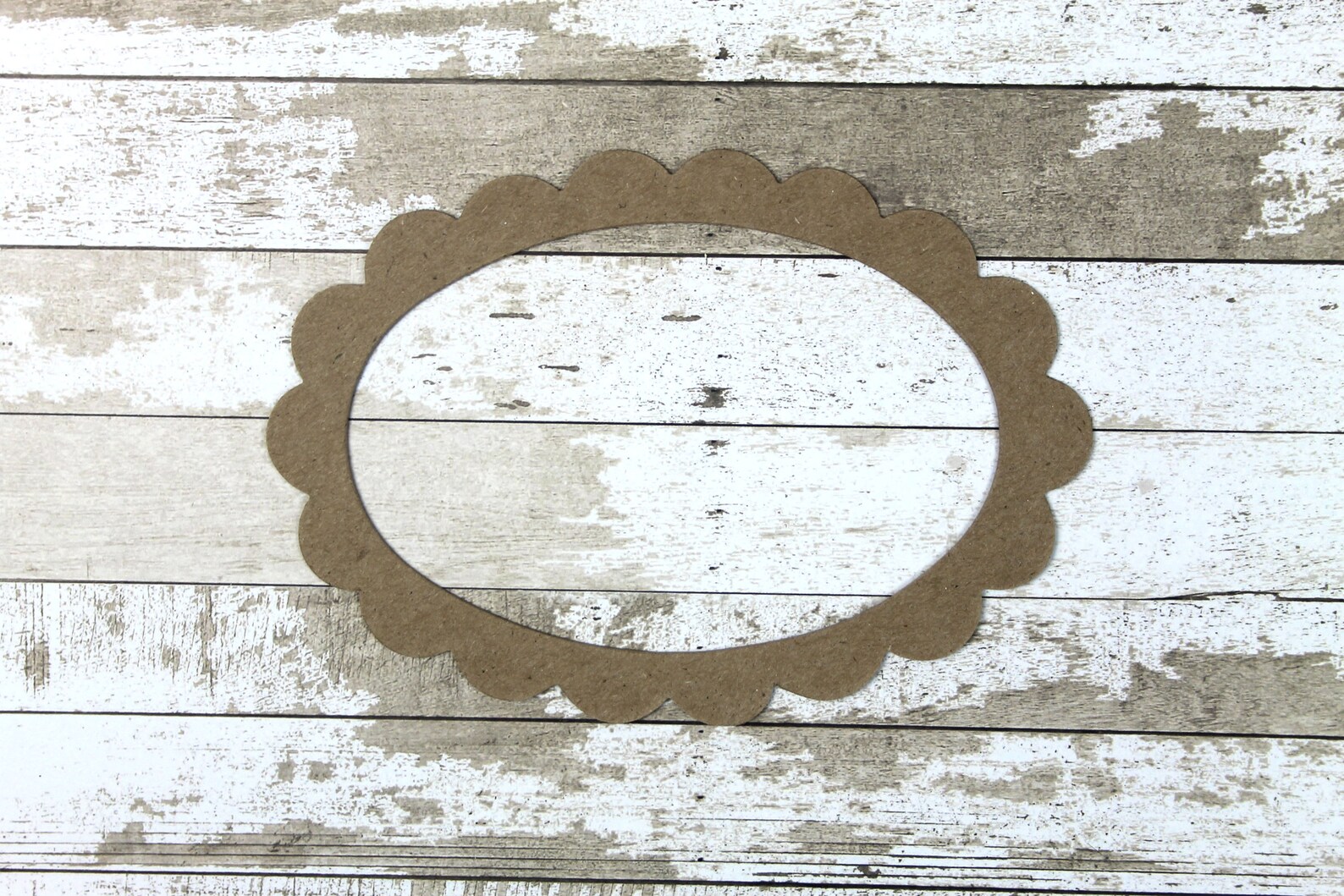 3 long oval chipboard frames Bare chipboard oval Frames | Etsy