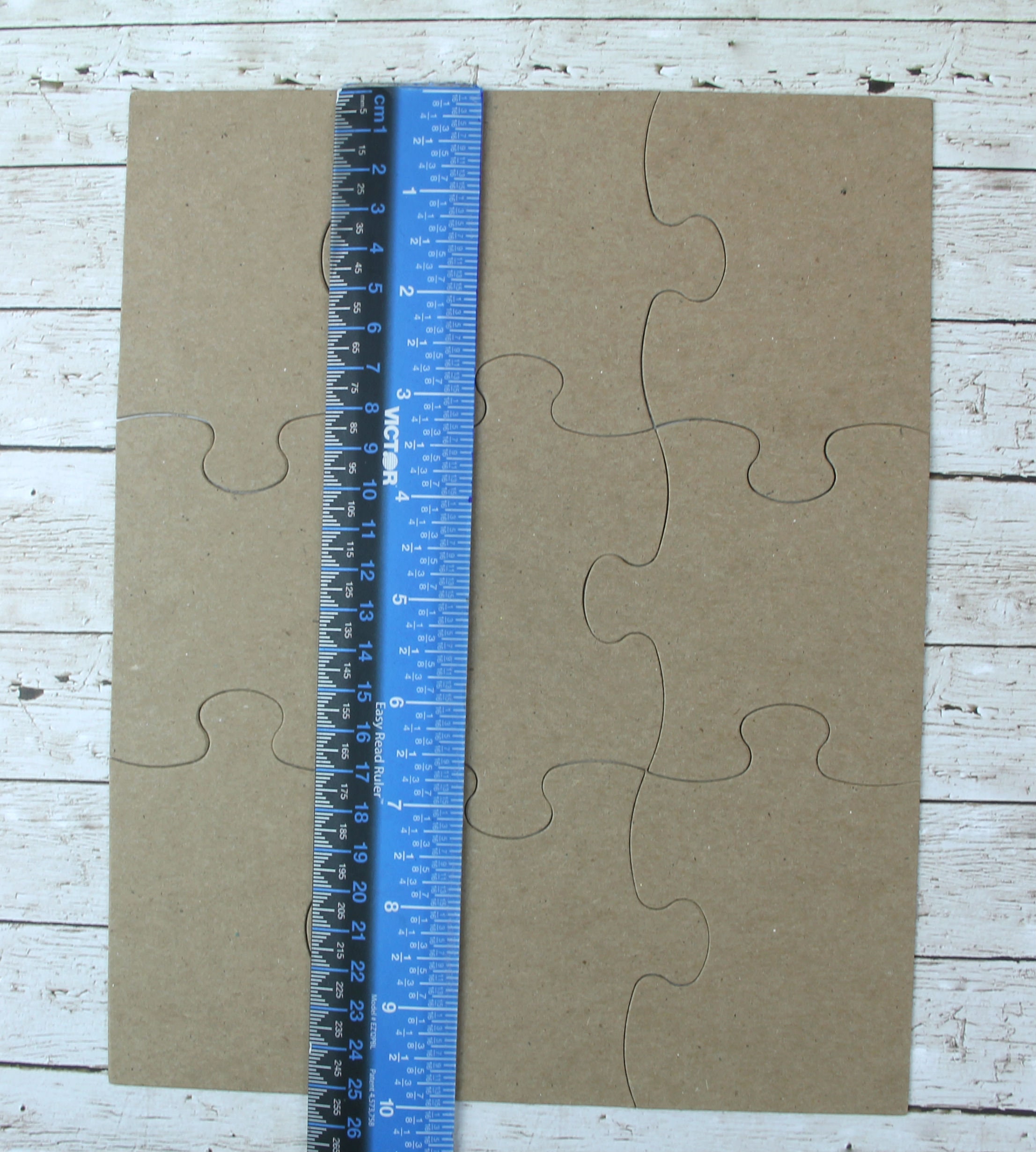 9 Piece 10 X 8 Jigsaw Puzzle Bare Chipboard Die | Etsy