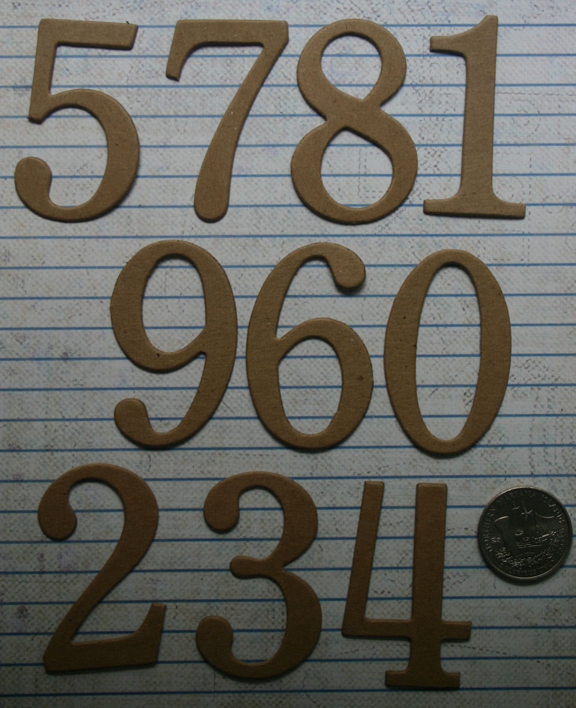 2 Tall SERIF Uppercase Lowercase or Numbers Chipboard - Etsy