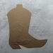 Cowboy Boot Die Cuts - Western Chipboard Die Cuts [choose Small, Large ...