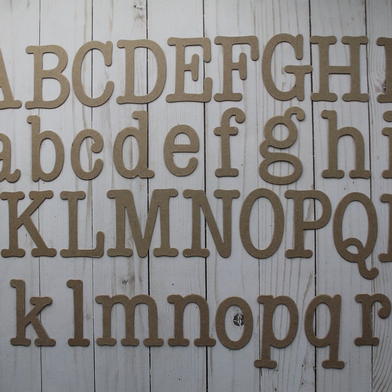 Alphabet Die Cut - Etsy