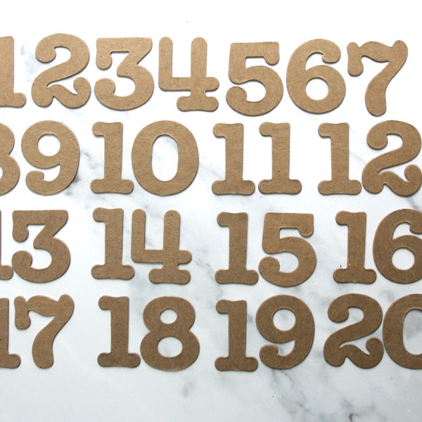 Number Die Cut - Etsy