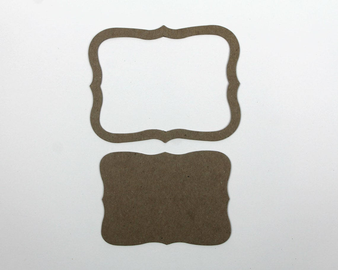 3 Bracket Frame Die Cut Bracket Die Cuts With Removable - Etsy