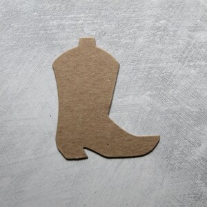 Cowboy Boot Die Cuts - Western Chipboard Die Cuts [choose Small, Large ...
