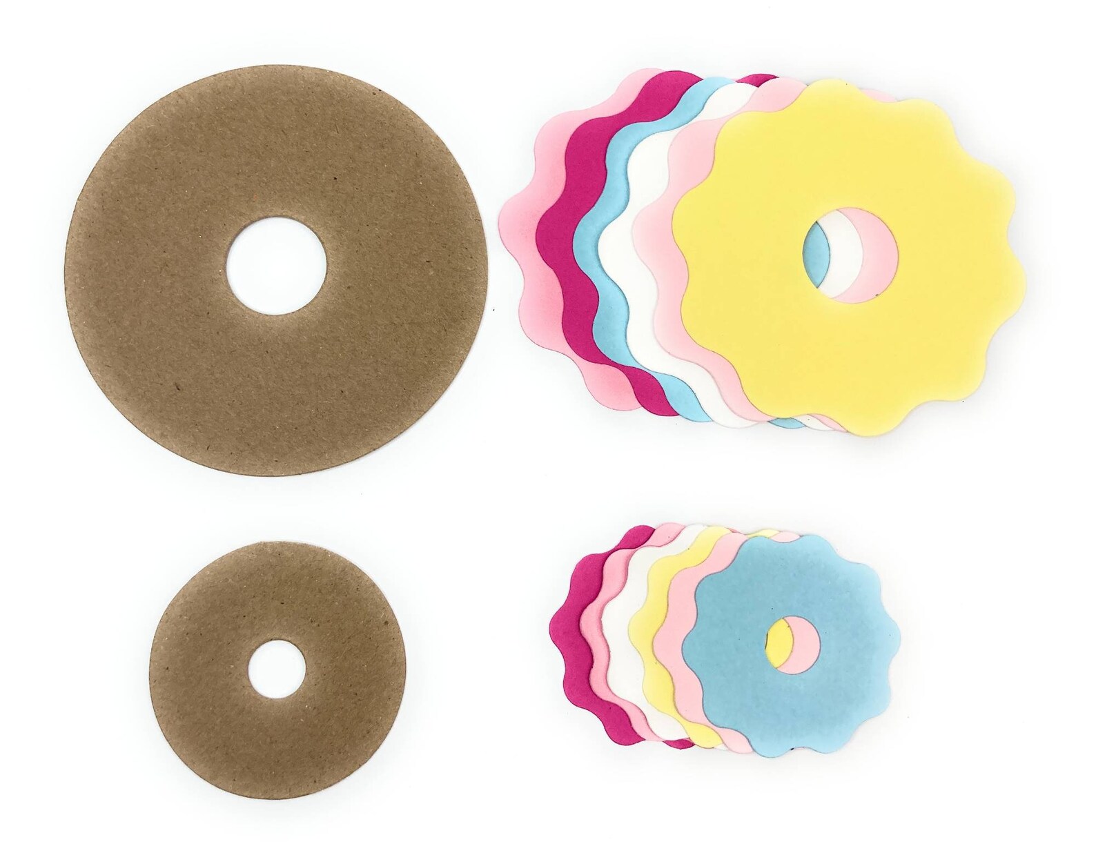 Donut Kid's Craft Cardboard & Paper Circle Die Cuts - Etsy