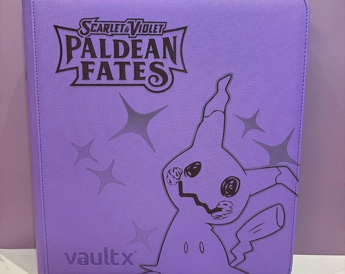 Pokemon Paldean Fates Vault X Binder (12 Pocket, 480 Side-loading Slots ...